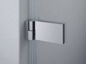 Sanswiss PUR PU31P jednokřídlé sprchové dveře 90 cm Šířka: 900 mm, Profil: Chrom, Sklo: Durlux 22