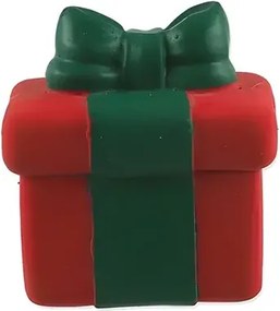 DOG FANTASY Pískací hračka Winter Tale dárek / Latex / 7,5 cm