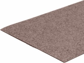Schodové rohože samolepicí 30 ks 60 x 25 cm světle hnědé obdélníkové 3365703