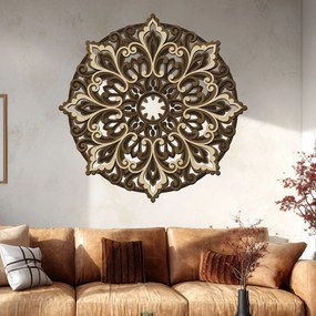 dřevo života 4 vrstvá mandala SEBEDŮVĚRU Rozměry (cm): 60x60, Zvolte barvu dekoru: Javor-Ořech-Wenge