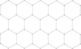 Toolight Toolight, LED stropní svítidlo HEXAGON, JNH052-H, bílá, OSW-56244