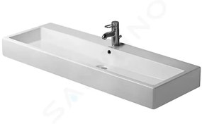 DURAVIT - Vero Umyvadlo 1200x470 mm, s přepadem, s otvorem pro baterii, bílá (0454120000)