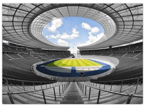Skleněný obraz - fotbalový stadion (70x50 cm)