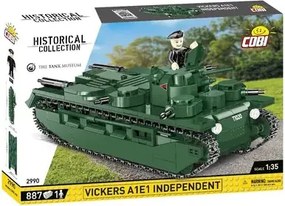 COBI 2990 Tank Vickers A1E1 INDEPENDENT / 1:35 / 887 kostek / od 9 let