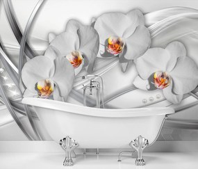 Gario Fototapeta Abstraktní orchideje Materiál: Vliesová, Rozměry: 200 x 140 cm