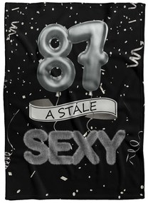 Deka Stále sexy – Černá (věk: 87, Podšití beránkem: NE)