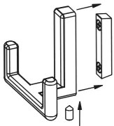 In-Design Nábytkový věšák NOXORA malý – černý mat