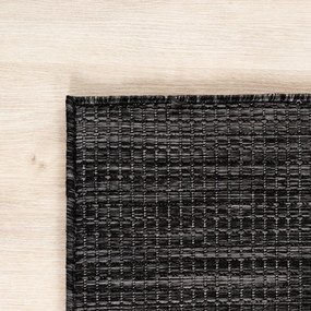 Černý kulatý vnitřní a venkovní koberec ø 120 cm Mira 1450 – Ayyildiz Carpets