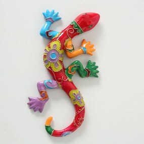 Zahradní figurka z polyresinu Lizard, 24 cm, vícebarevná