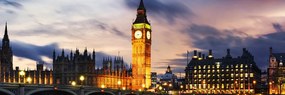 Obraz noční Big Ben v Londýně Varianta: 120x40