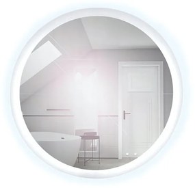 BPS-koupelny Zrcadlo závěsné s LED osvětlením po obvodu Nikoletta LED 10 Typ: bez vypínače, Rozměry (cm): ø 80 - (Nikoletta LED 10/80)