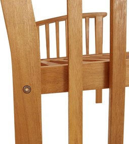 Zahradní lavice 119 cm masivní akáciové dřevo 310259