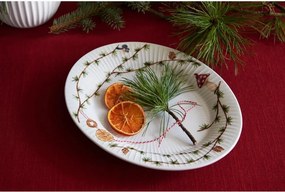 Porcelánový tác s vánočním motivem 22,5x28,5 cm Hammershøi Christmas – Kähler Design