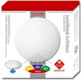 Svítidlo Ecolite VICTOR W131-BI, s čidlem, 60W, E27, IP44