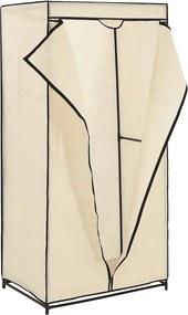 Šatní skříně 2 ks krémové 75 x 50 x 160 cm 282443