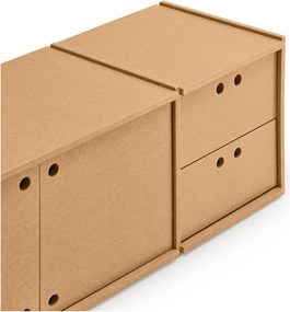 TV stolek v přírodní barvě 157x42x40 cm Wally – Teulat