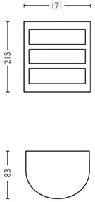 Philips - LED Venkovní nástěnné svítidlo PYTHON LED/6W/230V 4000K IP44