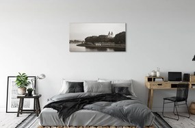 Obrazy na plátně Krakow River bridge 125x50 cm