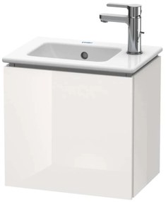 Duravit L-Cube - Umyvadlová skříňka 40x42x29 cm, levá, 1 dvířka, lesklá bílá LC6272L2222