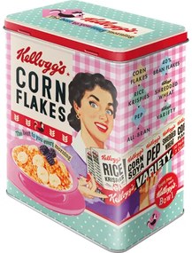 Postershop Plechová dóza L - Kellogg's Happy Hostess Corn Flakes 3l