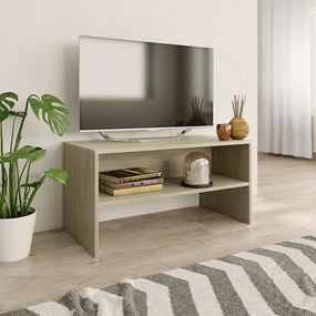 TV stolek dub sonoma 80 x 40 x 40 cm kompozitní dřevo