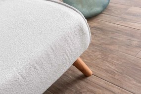 Designová rozkládací pohovka Felicitas II 120 cm krémová