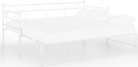 vidaXL Rám vysouvací postele/pohovky kovový 90 x 200 cm [324771] Barva: Šedá