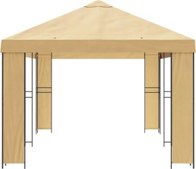 Zahradní altán 6 x 3 m Krémová Polyester a ocel 190 gsm 3376008