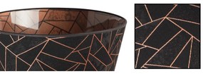 Závěsné svítidlo WERONA 6, 1x černé textilní stínítko se vzorem, C, S
