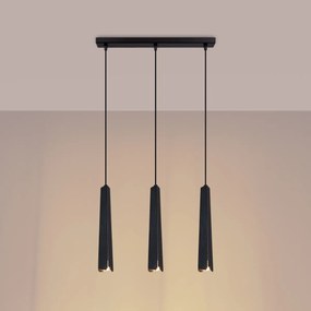 Sollux Lighting Závěsná lampa PRYSM 3L černá
