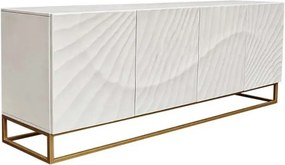 Designová komoda Shayla 177 cm bílé mango