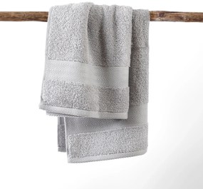 Goldea froté ručník / osuška mali - světle šedý 50 x 100 cm