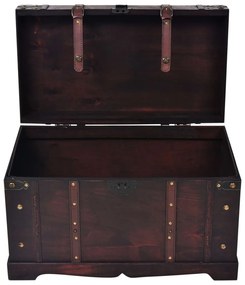 vidaXL Marketos Vintage truhla dřevěná 66 x 38 x 40 cm