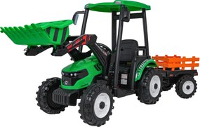 Ramiz MEGA traktor D68 s přívěsem zelený