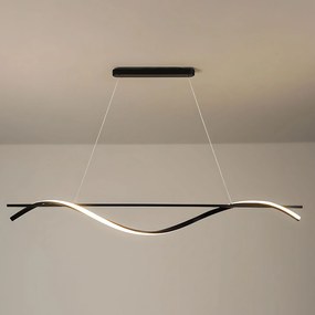 Toolight Toolight, LED závěsná lampa 120cm, 27W, 3000K, LHJ019-CP, černá, OSW-50004