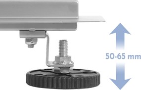 Rea Neox Slim Pro, odtokový sprchový žlab 50 cm, broušená ocel, REA-G5800