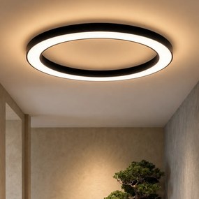 Immax NEO PASTEL SLIM Smart stropní svítidlo 95 x 7cm 68W černé Zigbee 3.0
