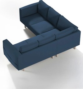 Potah na pohovku IKEA Norsborg rohová 4-místná barva tmavě modrá