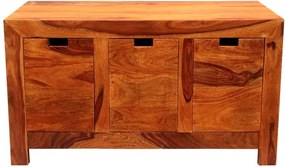 Indický nábytek - Konferenční stolek 90x50x50 z indického masivu palisandr Světle medová