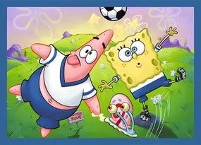 TREFL Puzzle SpongeBobův život 4v1 / 35+48+54+70 dílků / 28,5 x 20,5 c