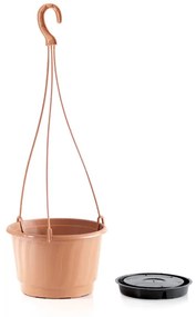 PROSPERPLAST Závěsný květináč - PRO Průměr: 24 cm, Barva: bílá