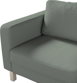 Potah na pohovku IKEA  Karlstad 2-místná, nerozkládací, krátký barva zelená látka pletený vzor