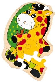 Small Foot dřevěné puzzle Žirafa