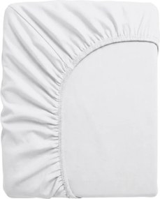 Benlemi Jednolůžkové prostěradlo JERSEY z bavlny Zvolte barvu: Bílá, Zvolte rozměr: 120 x 200 cm