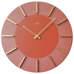 JVD Obrovské růžové velké designové hodiny JVD HC502.1