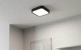BRILAGI - LED Koupel. strop. sv. se senz. ZENNA LED/12W/230V 24x24 cm IP44 černá