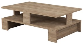 Designový konferenční stolek Achilles 80 cm vzor dub