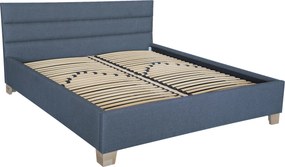 XXXLutz ČALOUNĚNÁ POSTEL, 180/200 cm, modrá Cantus - Postele s úložným prostorem - 001140003603