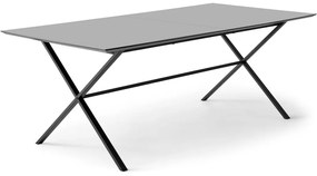 Antracitový rozkládací jídelní stůl 100x210 cm Meza – Hammel Furniture