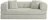 Aosom Bezkostrové modulární sofa, přeměnitelné na postel, obsahuje 2 polštáře a ocelový rám, 204D x 97Š x 65V cm, taupe